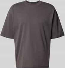 Review Oversized T-Shirt mit Logo-Applikation