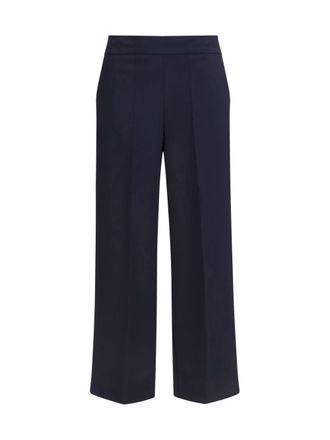 Avenue Montaigne Womens Trousers Grace Tropical Navy Polyester
