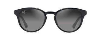 Maui Jim HIEHIE grey hiehie shiny blk w t Sunglasses Unisex Standard, Standard, Unica