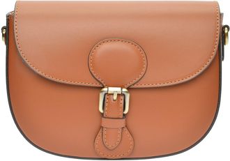 Isabella Rhea Braun Rindsledertasche