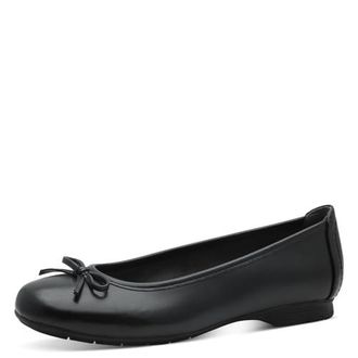 Jana Ballerines avec Noeud Vegan, Noir (Noir), 38 EU
