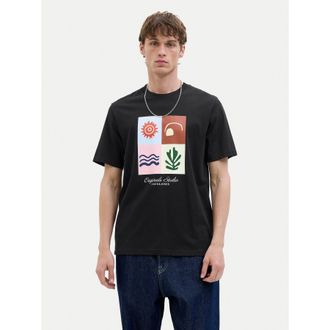 Jack & Jones Jack & Jones T-Shirt Canggu 12277220 Schwarz Regular Fit