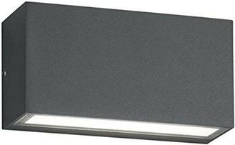 Trio Trent applique 2 led biemissione da esterno luce calda 3000k 10 w colore atrancite 226960242