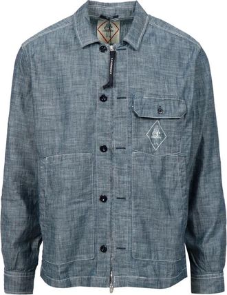C.P. Company C.p. Company, Homme, Chemises, Bleu, Taille: XL Casual Shirt