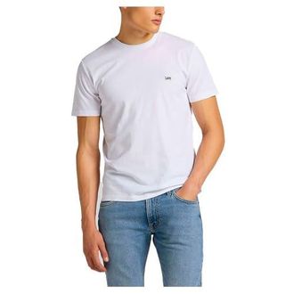 Lee T-Shirt avec Logo SS Patch pour Homme, Blanc., XL