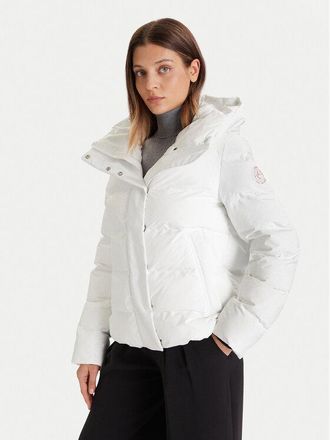 Save The Duck Skijacke P32533W LEAF21 Wei&szlig; Regular Fit