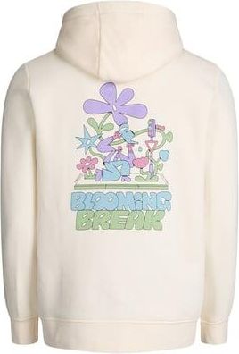 Faguo Sweat &agrave; capuche Dirac en coton m&eacute;lang&eacute;