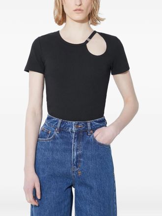 Ksubi Arise T-Shirt mit Cut-Out - Schwarz