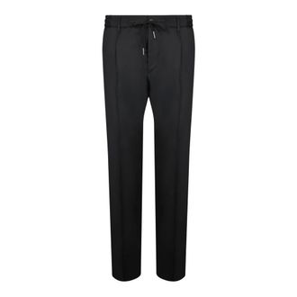 Tagliatore Homme, Pantalons, Noir, Taille: S Pantalon en tissu lisse