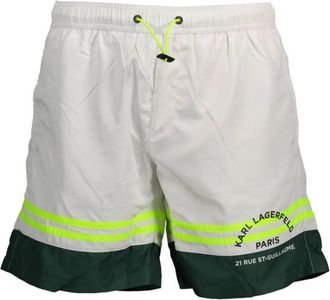 Karl Lagerfeld Short Swim Boxer - - Swimwear - Herren - Wei&szlig; - S