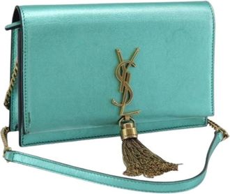 Saint Laurent Sac bandouli&egrave;re vintage doccasion - Femme - Pre-owned - Vert - Taille: ONE Size