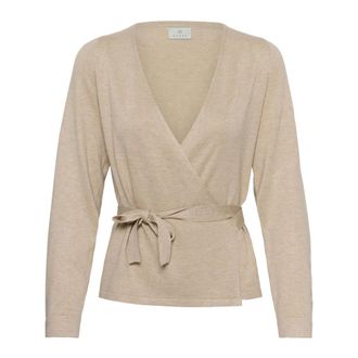 Kaffe Strickjacke - - Knitwear - Damen - Grau - XL