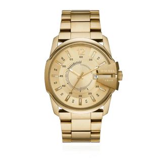 Diesel Master Chief Edelstahl Uhr - - Accessories - Herren - Gelb - ONE SIZE
