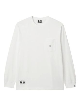 Fingercroxx t-shirt &agrave; poche poitrine - Blanc