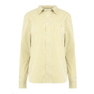 Saint Laurent Damen, Blusen & Hemden, Gelb, MGr&ouml;&szlig;e