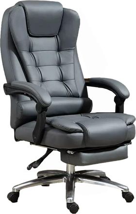 Generic Hochlehniger Chefsessel mit Neigefunktion und ergonomischem Drehstuhlbezug aus Mikrofaserleder mit gro&szlig;er Sitzfl&auml;che und extra gepolsterten Armlehnen