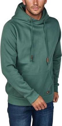 Riverso Hoodie Hommes Coupe Regular RIVJulian Sweat &agrave; capuche Pullover Col Cross-Over Rouge Bleu Beige Noir Vert Gris S M L XL 2XL 3XL 4XL 5XL, vert sapin, XX
