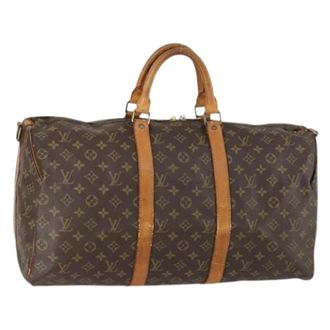 Louis Vuitton Pre-owned Canvas Weekender-Tasche - - Pre-owned - Damen - Braun - ONE SIZE