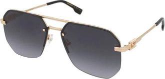 Dsquared2 unisex, Accessoires, Jaune, Taille: 60 MM Double-bridge Gradient Lunettes de soleil