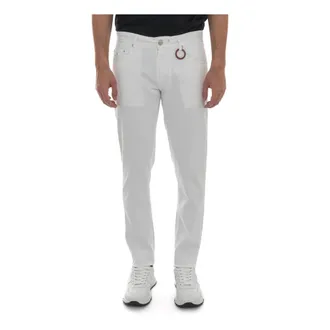 Sartoria Tramarossa Herren, Jeans, Wei&szlig;, W40Gr&ouml;&szlig;e