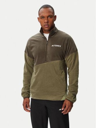 adidas Fleecejacke Terrex Multi Climawarm KA6952 Braun Regular Fit
