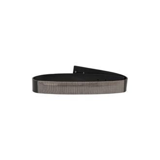 Orciani Nappa Chain Lederg&uuml;rtel - - Accessories - Damen - Schwarzk - 85 CM