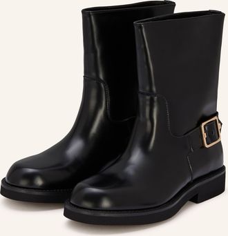 HUGO BOSS Biker Boots Eleri schwarz