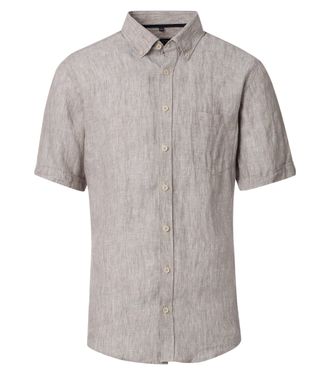 Casamoda Leinenhemd Uni Casual Fit