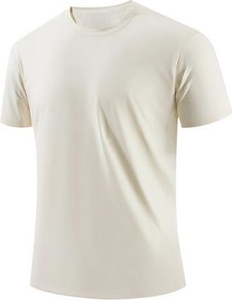 Generic T-shirt &agrave; col rond pour homme - L&eacute;ger et d&eacute;contract&eacute; - Couleur unie - Respirant - S&eacute;chage rapide - Classique - Manches courtes - Pour l&eacute;t&eacute; et la plage