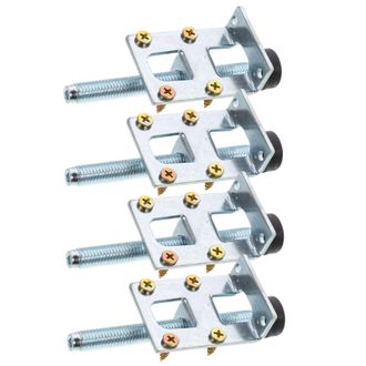 Cabilock VALICLUD 4 St&uuml;ck Verstellbare M&ouml;belnivellierer aus Robustem Material Schwere Tischnivellierf&uuml;&szlig;e mit Gewinde rutschfest f&uuml;r Tisch Schrank Stuhl H&ouml;henve