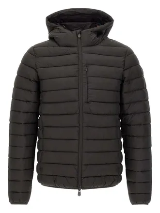 Save The Duck Gesteppte Kapuzenjacke - Schwarz