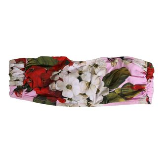 Dolce & Gabbana Femme, Maillots de bain, Multicolore, Taille: 40 FR Haut de bikini bandeau