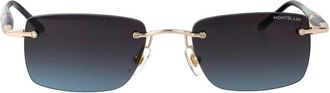 Montblanc Mb0344S Sonnenbrille - - Accessories - Herren - Gelb - 54 MM