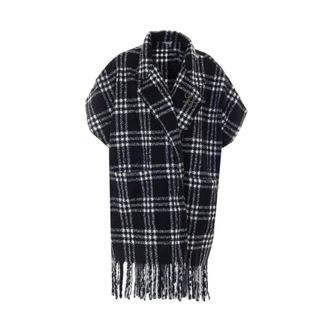 Liu Jo Poncho long - Femme - Vestes - Noir - Taille: ONE Size