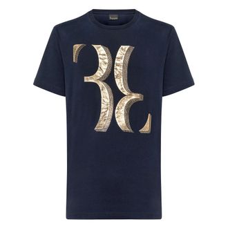Billionaire Boys Club Homme, Tops, Bleu, Taille: XS T-Shirt Col Rond Double B