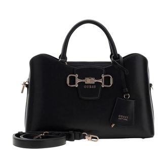 Guess Femme, Sacs, Noir, Taille: ONE Size Janie Girlfriend Satchel