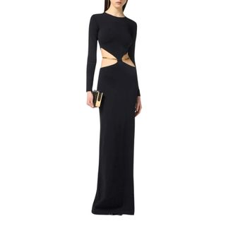 Elisabetta Franchi Damen, Kleider, Schwarzk, LGr&ouml;&szlig;e