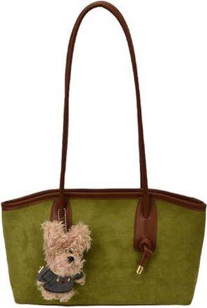 Generic Sac à main en cuir synthétique - Rétro Boston - Petit sac à main vintage - Pour le travail et les voyages, Noir