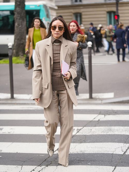 look pantalon à pinces