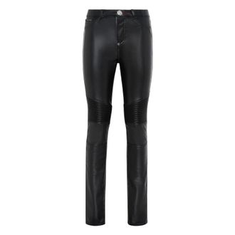 Philipp Plein Femme, Pantalons, Noir, Taille: W27 Denim Leggings