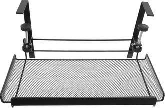 Lurrose Kabelmanagement unter dem Schreibtisch: Aufbewahrungskorb f&uuml;r den Schreibtisch - Kabelablage aus Metall mit Klemme - H&auml;ngeregal f&uuml;r Kabel, Papier und 