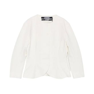 Jacquemus Palmier Jacket - Femme - Vestes - Blanc - Taille: 40 FR