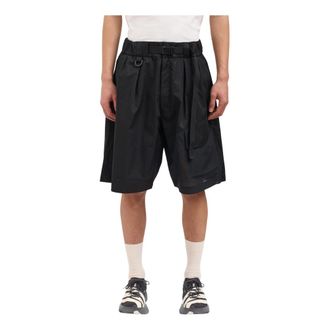 Yohji Yamamoto Bermuda Utility in Cotone - - Shorts - Herren - Schwarzk - S