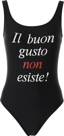 Moschino Femme, Maillots de bain, Noir, Taille: 38 FR Costume Intero Il Buon Gusto Non Esiste
