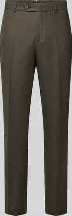 Selected Regular Fit Anzughose aus reinem Leinen Modell BAILEY