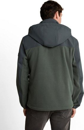 Tom Tailor Softshelljacke mit Fleece-Einsatz und Kapuze