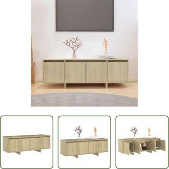 vidaXL vidaXL Wohnzimmer-Schrank - TV-Schrank Sonoma-Eiche 120x30x40,5 cm Holzwerkstoff