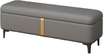 Generic Sitzbank Polsterbank Mit Stauraum Aufbewahrungsbox F&uuml;r Schlafzimmer Hocker Struktur Aus Holz Leder Aus Sitzfl&auml;che Zum Geeignet F&uuml;r Eine Vielzahl Von A