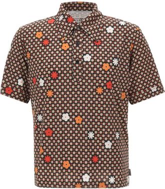 Maison Margiela Homme, Chemises, Multicolore, Taille: L Polo Imprim&eacute;