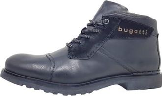 Bugatti Bottes &agrave; lacets noires, Noir, 43 EU